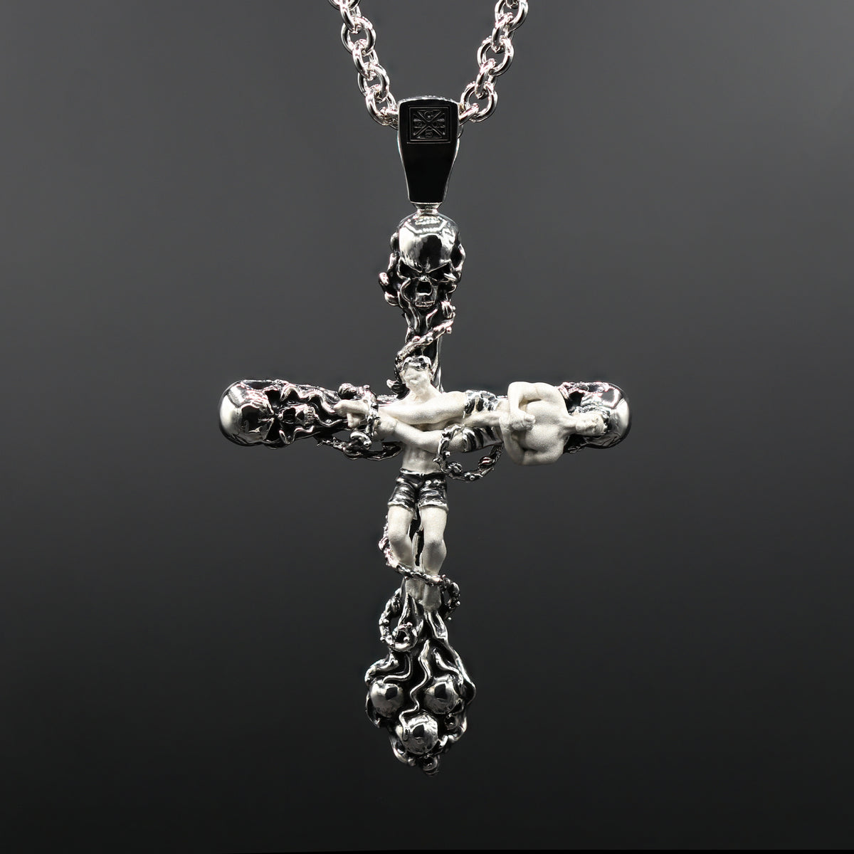 Cross Armbar, Skull Cross Necklace. – Ecks Jewelry